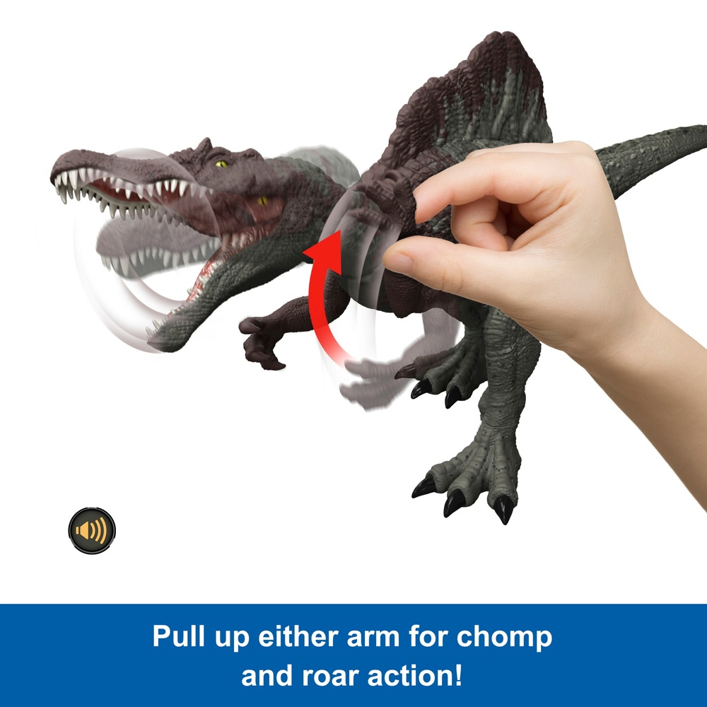 Jurassic World Dinosaur Action Figure Slash Attackin' Spinosaurus ...