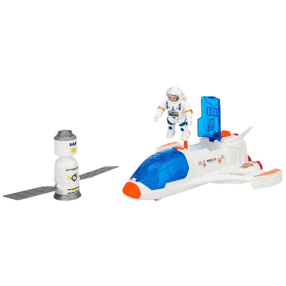 Space Station Rocket and Rover with Astronaut Figures Playset | Smyths ...