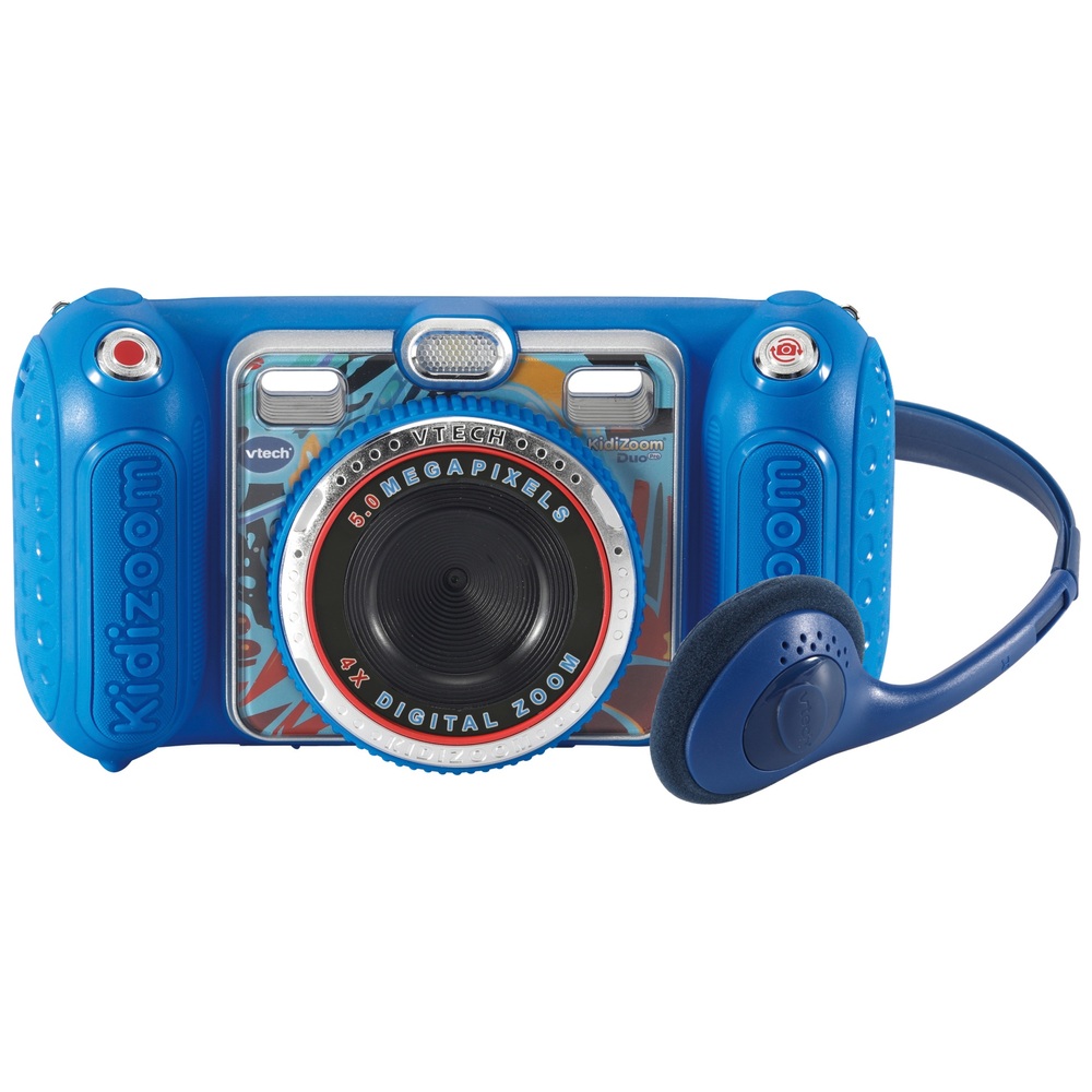 VTech KidiZoom Duo Pro Digitalkamera für Kinder mit Tasche blau ...