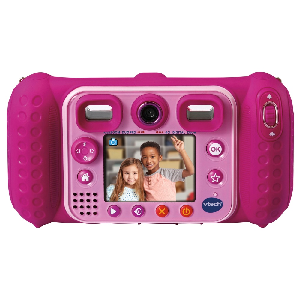 VTech KidiZoom Duo Pro Digitalkamera für Kinder mit Tasche pink ...