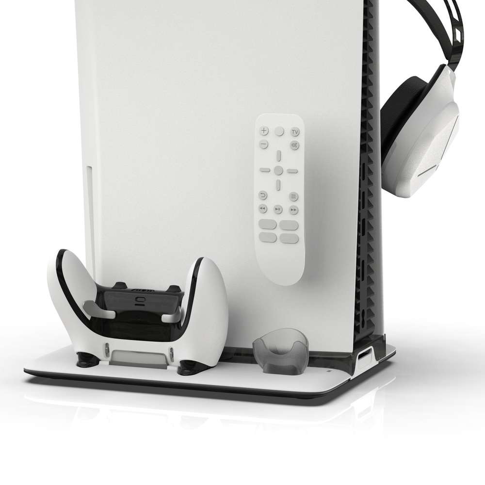 iMP Tech PlayStation 5 Disc & Digital Slim DLX+LED Multi-Function Charge Stand | Smyths Toys UK