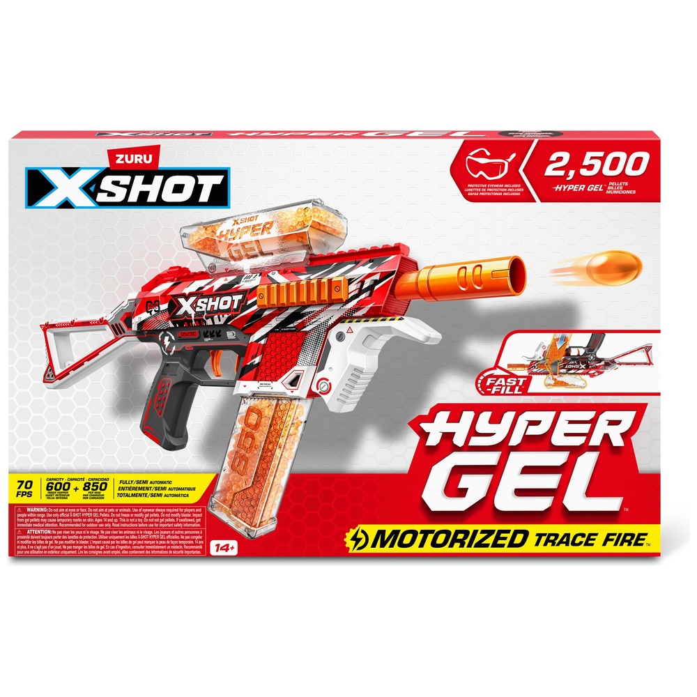 XSHOT by ZURU Hyper Gel Trace Fire Blaster | Smyths Toys UK