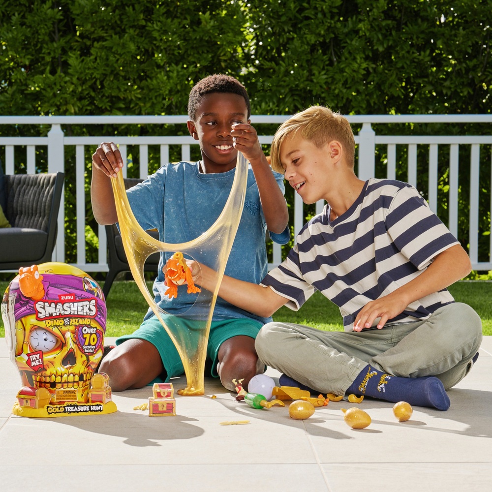 Smashers by ZURU Dino Island Gold Treasure Hunt Set Assortment | Smyths ...