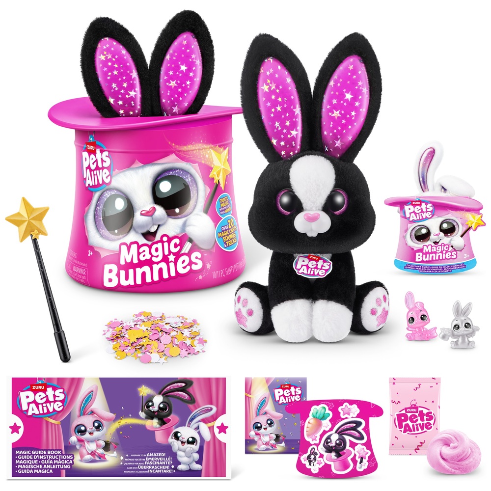 Pets Alive Magic Bunnies (Sootie) by ZURU | Smyths Toys UK
