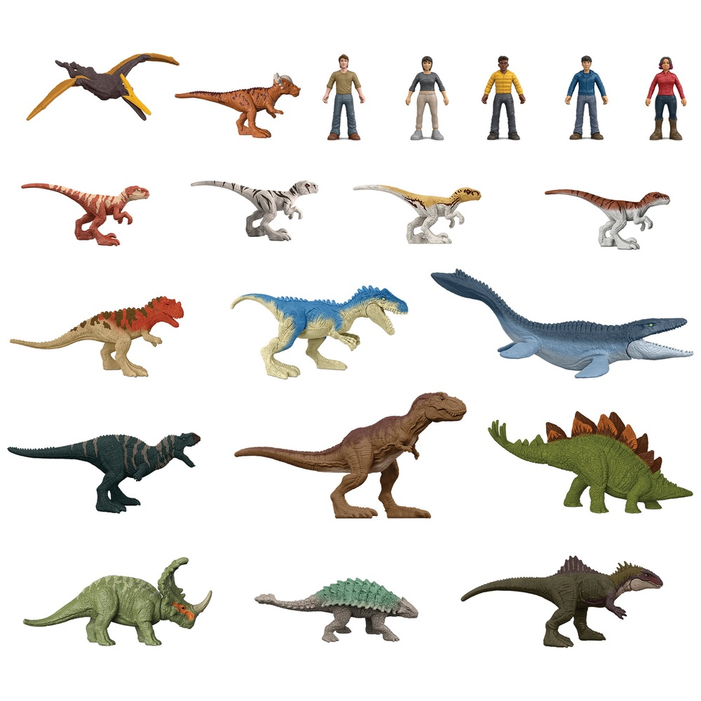 Jurassic World Chaos Theory Mini Figures 20 Pack | Smyths Toys UK