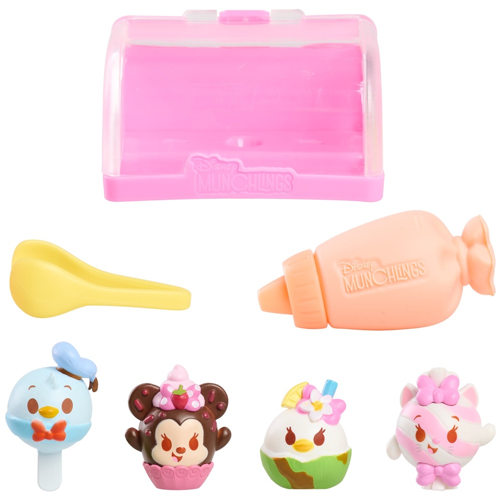 Disney Munchlings 4er-Set in Mini Munch Vitrine mit Duft und ...