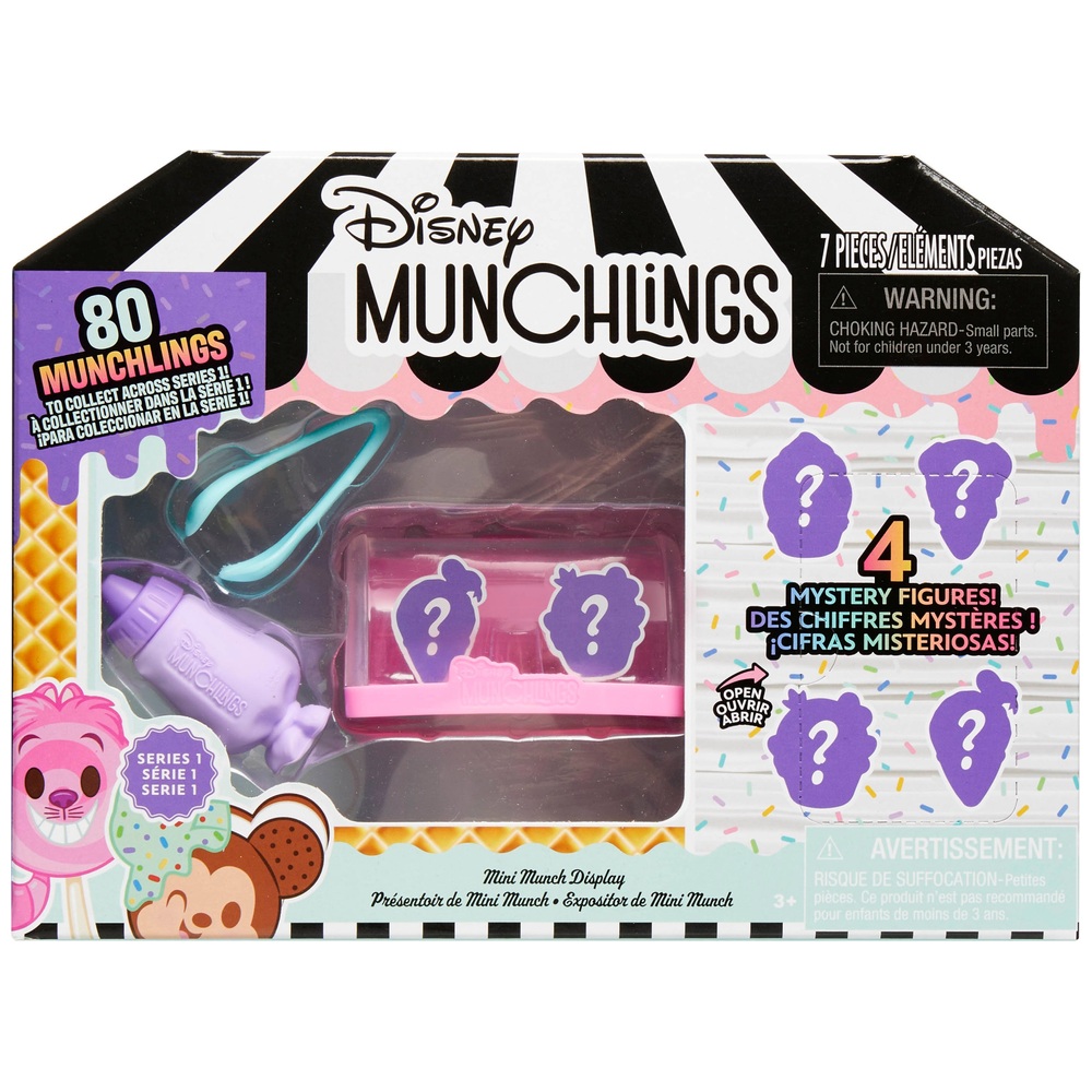 Disney Munchlings 4er-Set in Mini Munch Vitrine mit Duft und ...