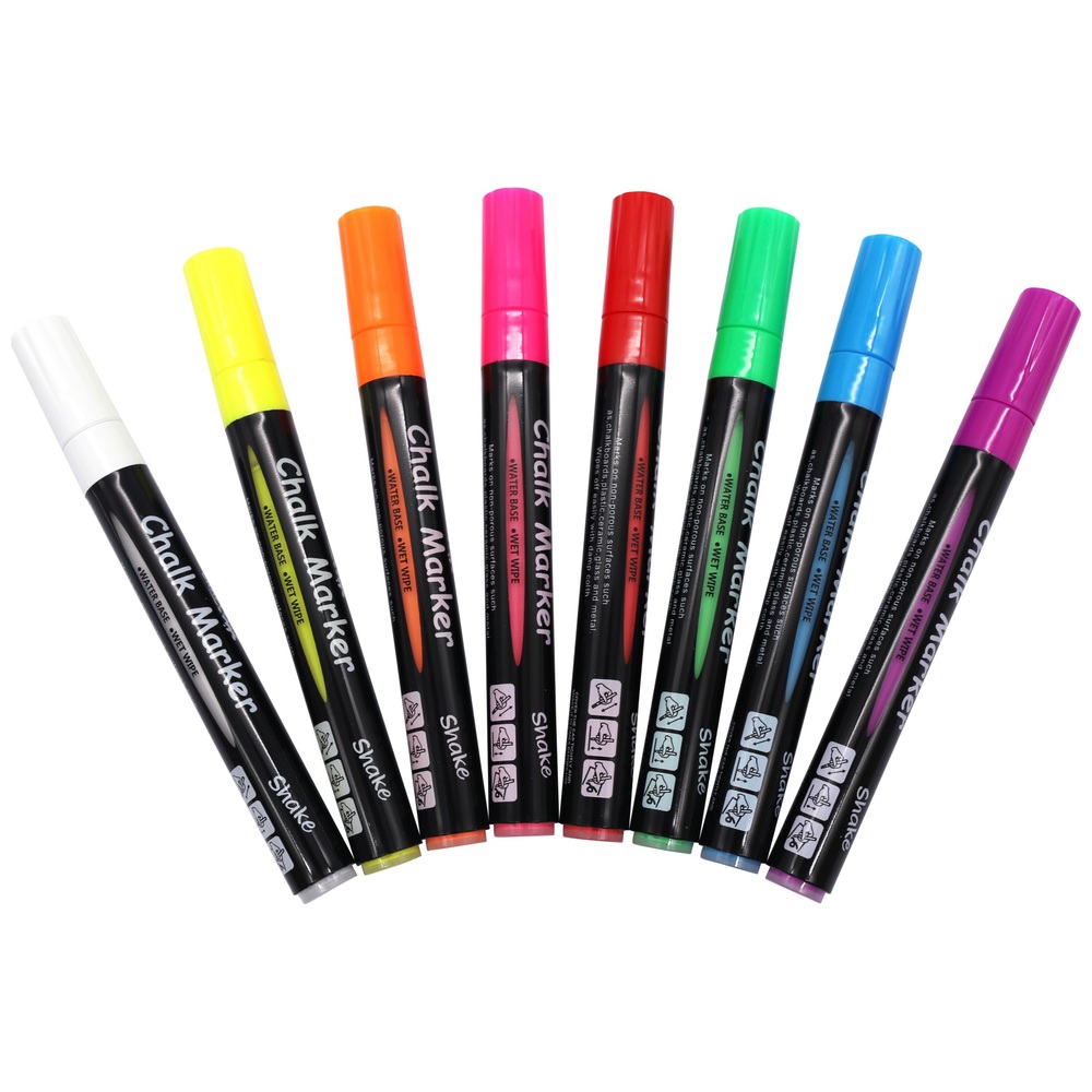 Crafty Co. Erasable Chalk Markers 8 Pack | Smyths Toys UK