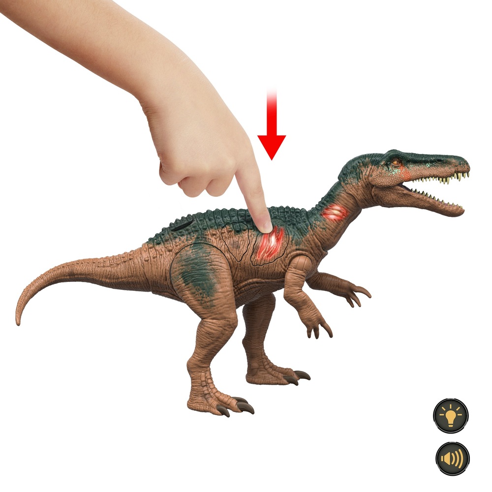 Jurassic World Dinosaur Action Figure Epic Attack Chomp Back Baryonyx ...