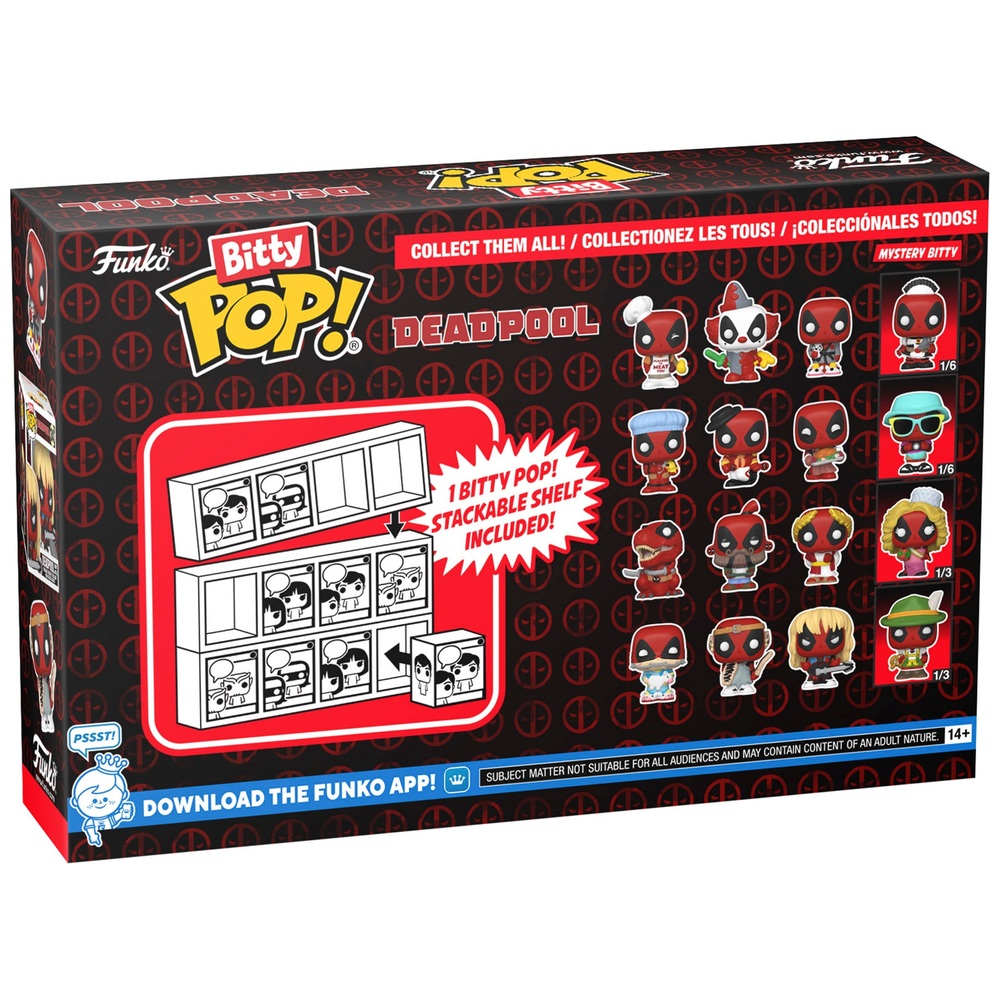 POP! Vinyl: Bitty POP! Deadpool 4 Pack – Series 3 | Smyths Toys UK