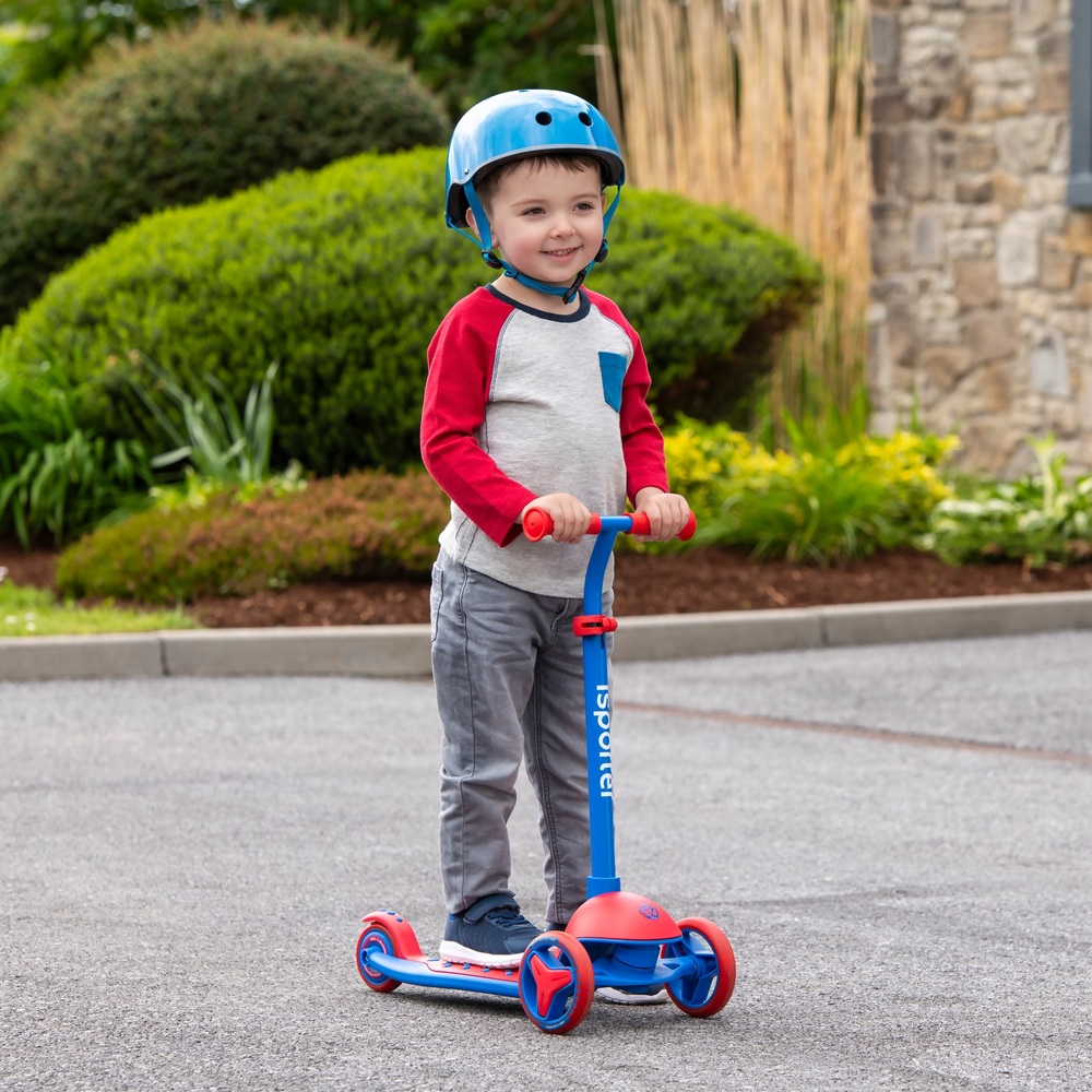 iSporter Mini Roller mit LED Rädern blau/rot | Smyths Toys Schweiz