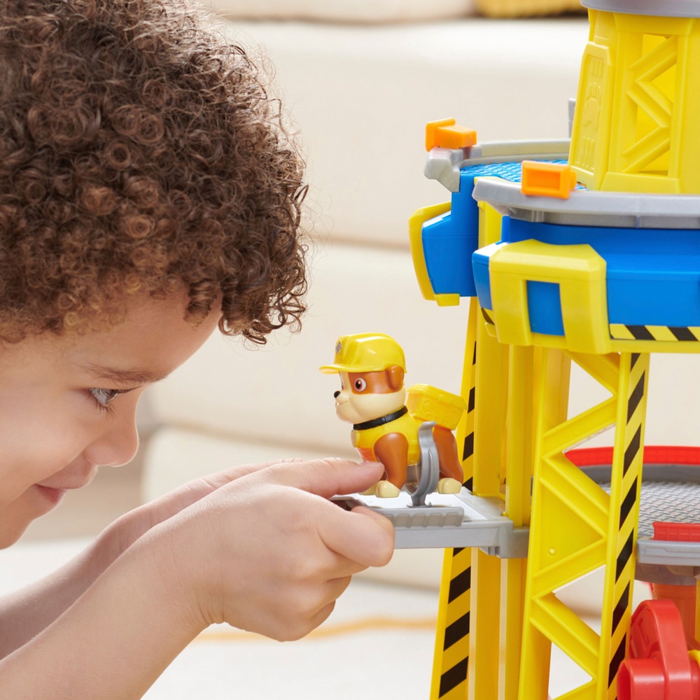 Rubble & Crew Bauplatz-Set mit Kranturm, Kinetic Sand, Licht und Sound ...