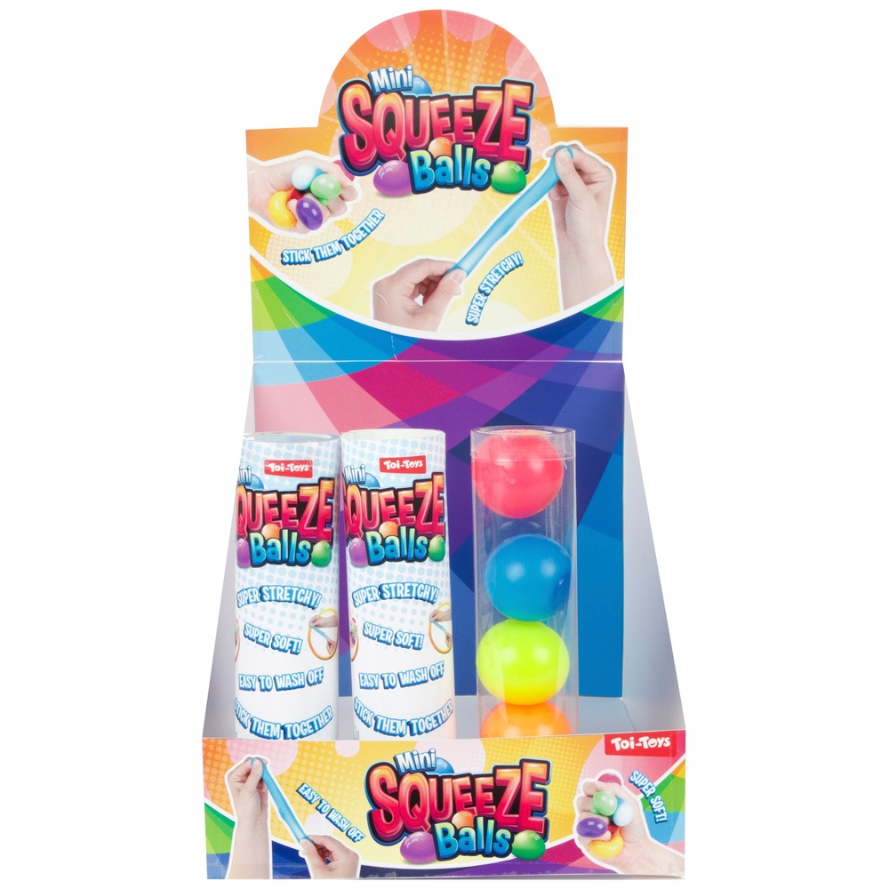 Toi-Toys Mini Squeeze Balls 5er-Set Mini-Quetschbälle bunt | Smyths ...