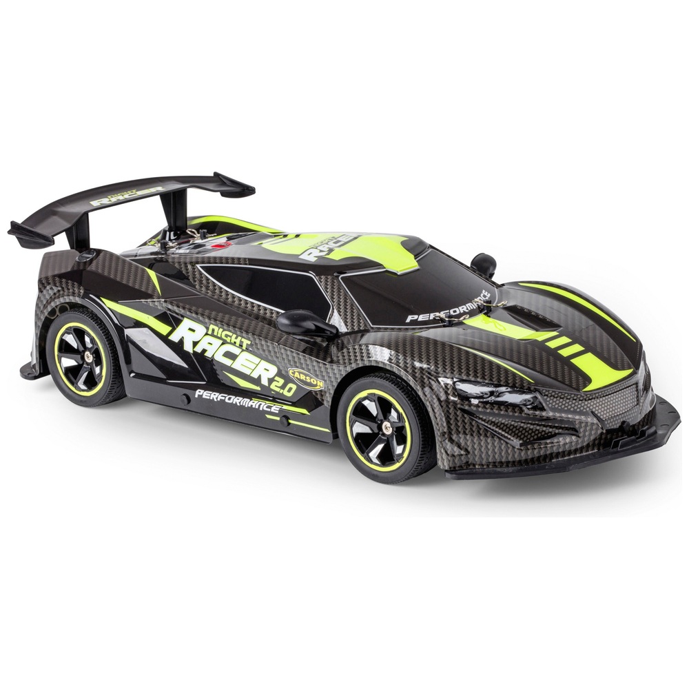 CARSON ferngesteuertes Auto Night Racer 2.0 RC 1:10 schwarz gelb ...