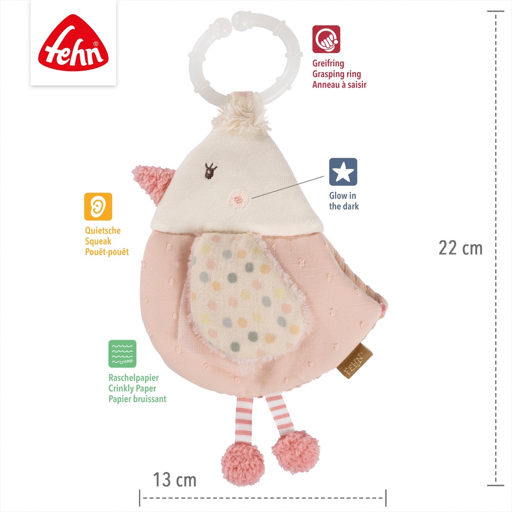 Fehn Toys Baby Bird Soft Sensory Book | Smyths Toys UK