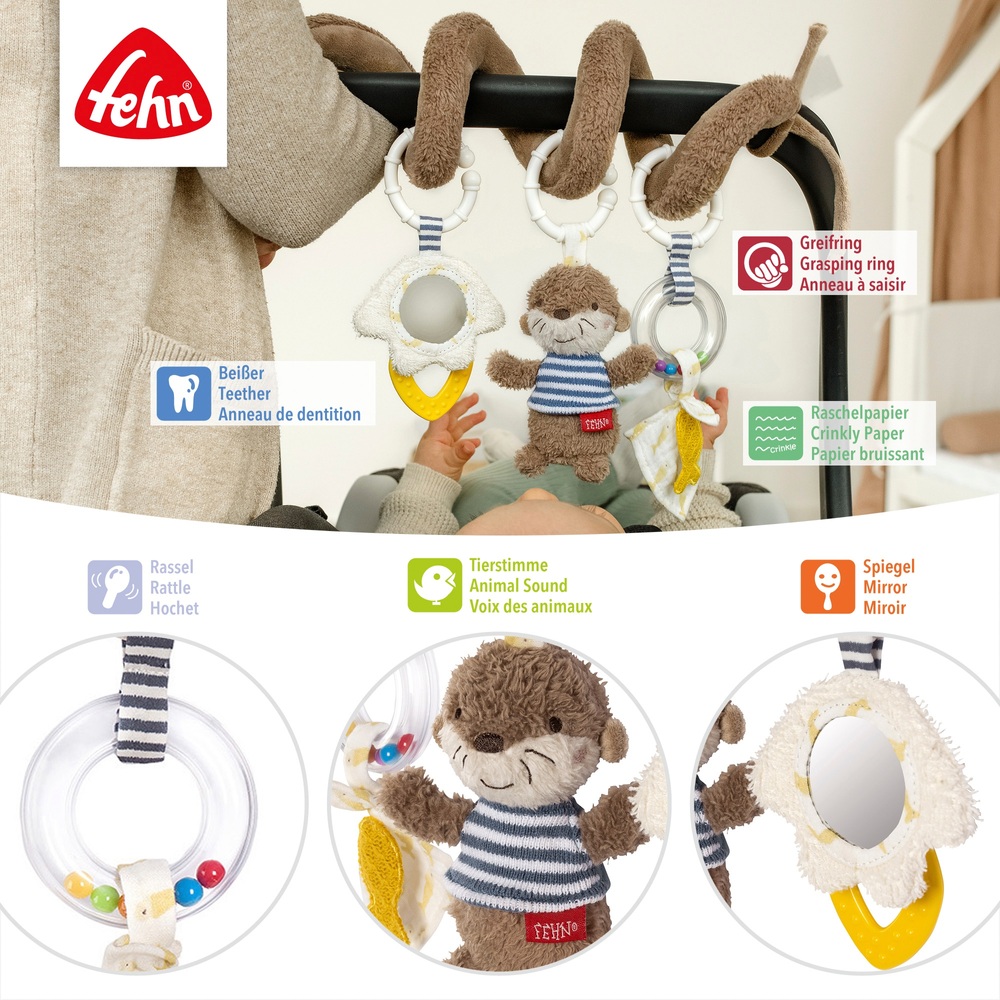 Fehn Activity Spirale Otter Theo aus Plüsch | Smyths Toys Deutschland