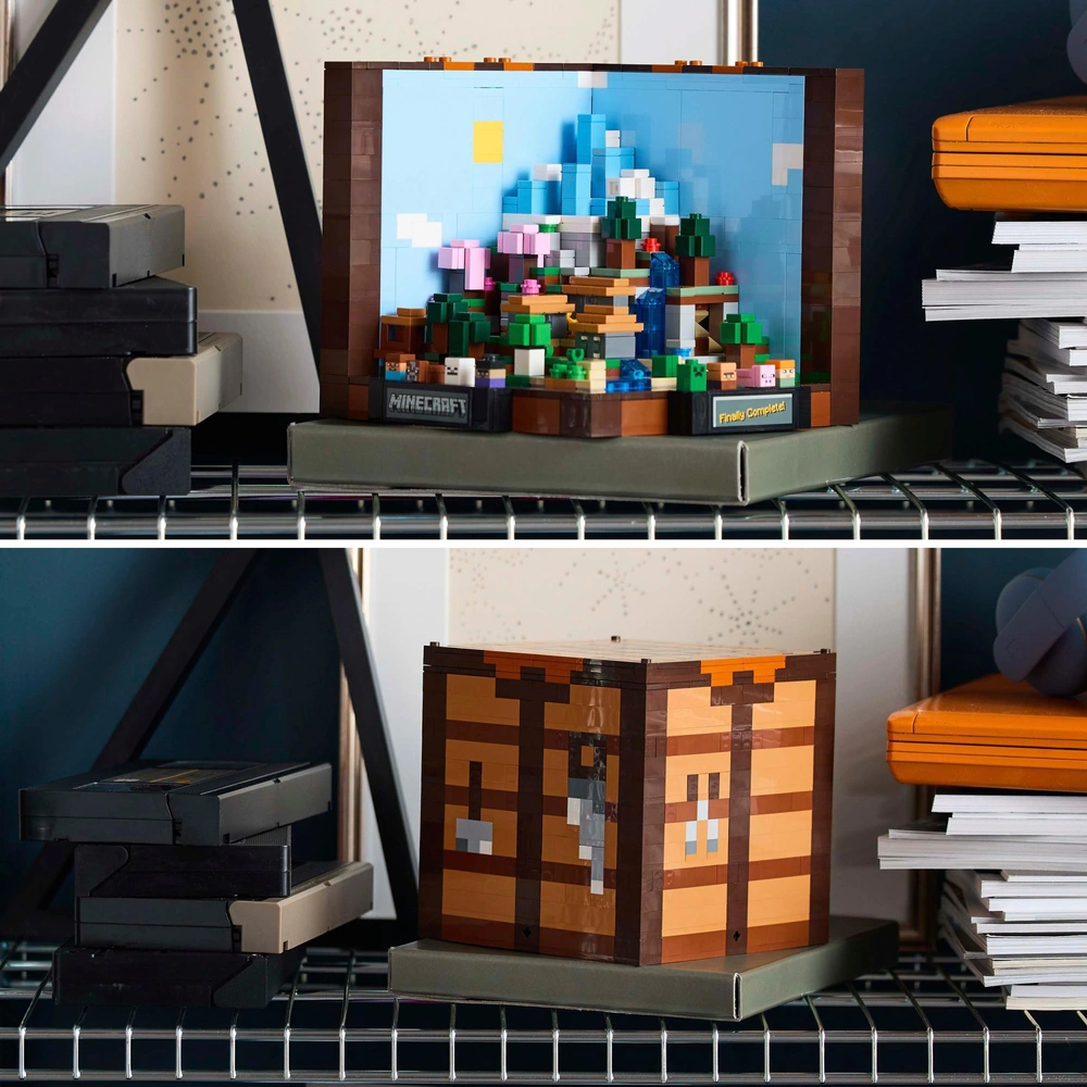 Mesa De Crafteo Minecraft Lego Combinei A Nova Mesa De Trabalho Do