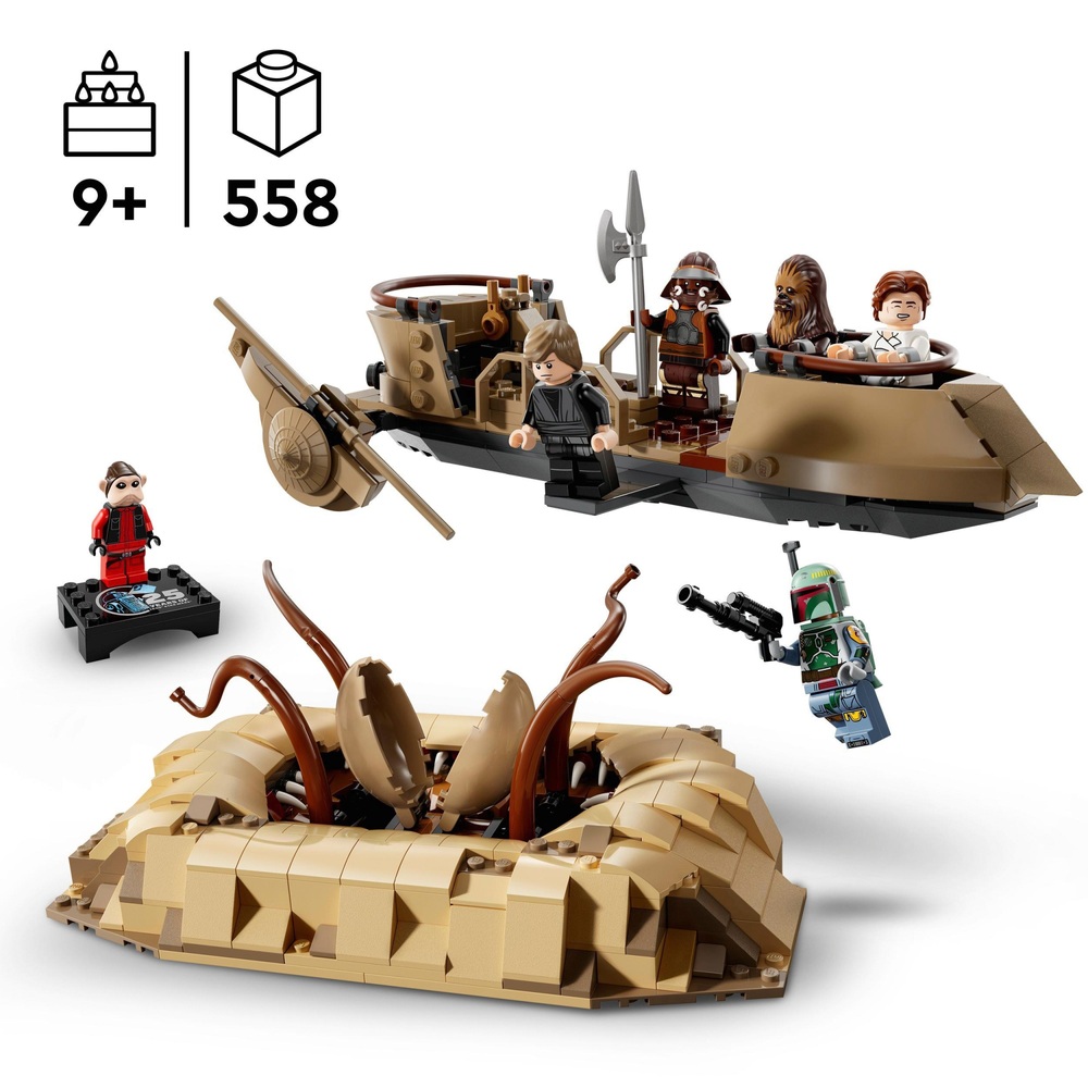 LEGO Star Wars 75396 Return of the Jedi Desert Skiff & Sarlacc Pit Set ...
