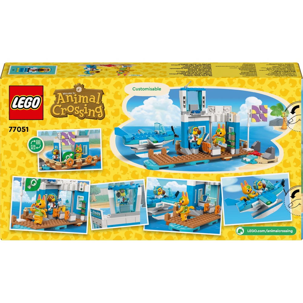LEGO Animal Crossing 77051 Fly with Dodo Airlines Set | Smyths Toys UK