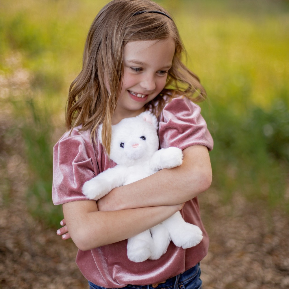 World’s Softest Plush White Kitten Soft Toy 25cm | Smyths Toys Ireland