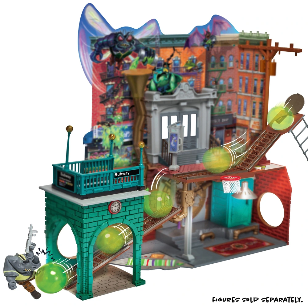 Tmnt Secret Sewer Lair Playset Teenage Mutant Ninja Turtles Movie