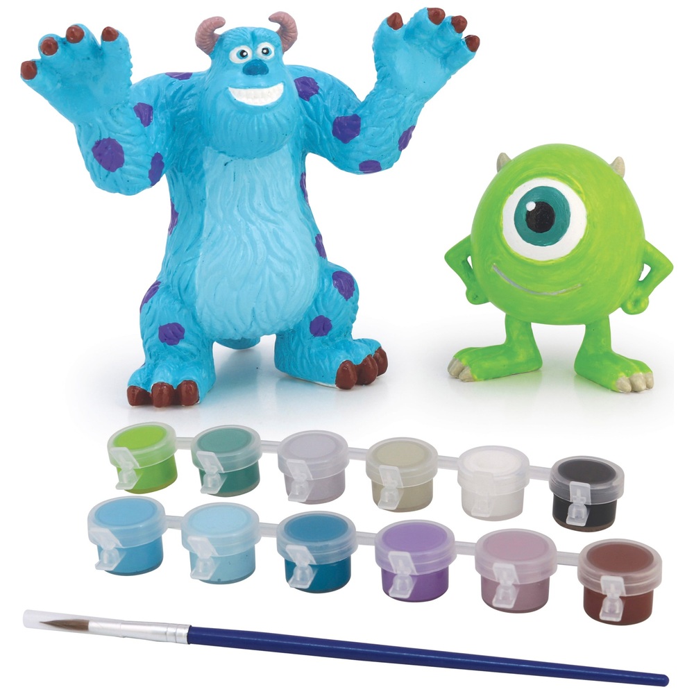 Paint Your Own Disney Die Monster AG Mike und Sully | Smyths Toys ...
