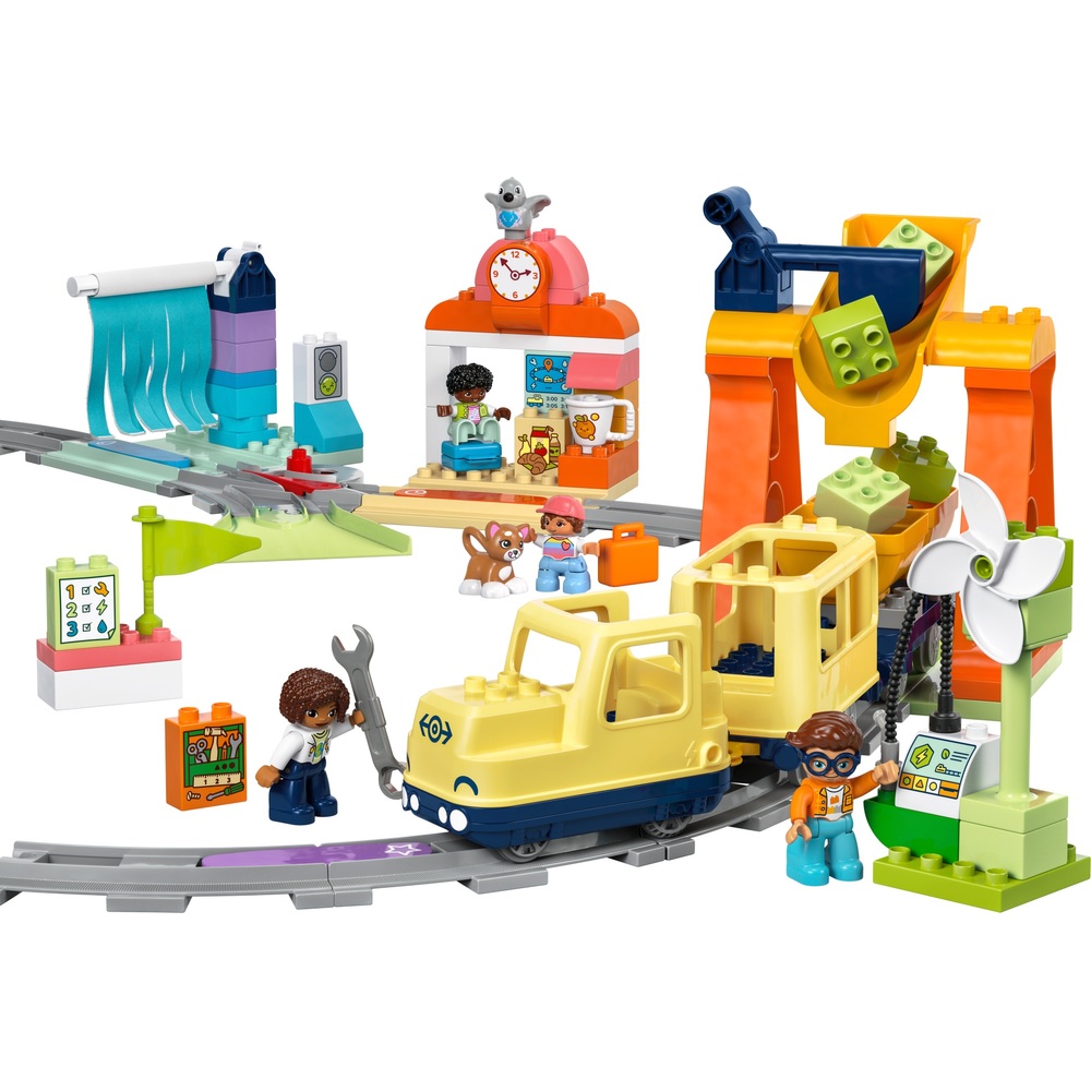 LEGO DUPLO 10428 Große interaktive Eisenbahn | Smyths Toys Deutschland