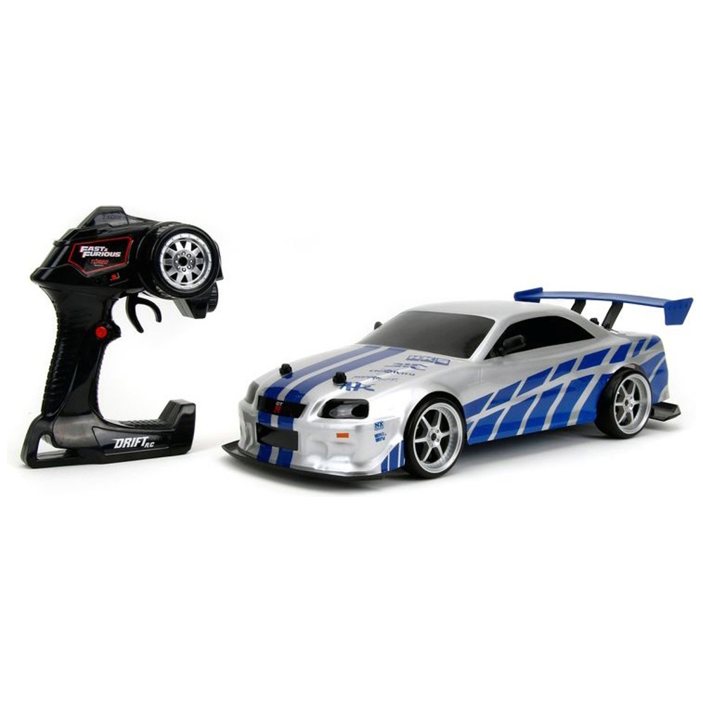 Fast & Furious Remote Control Car Brian's Nissan Skyline GT-R (R34) 1: ...