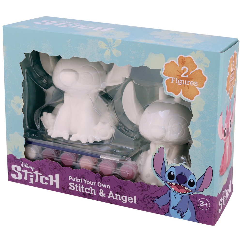 Disney Paint Your Own Stitch and Angel Set | Smyths Toys UK