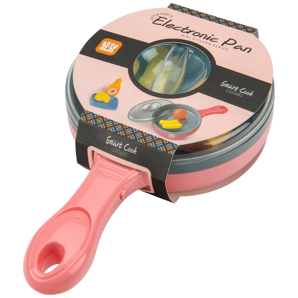 Smart Cook Play Kitchen Little Chef Electric Frying Pan with Lights and ...
