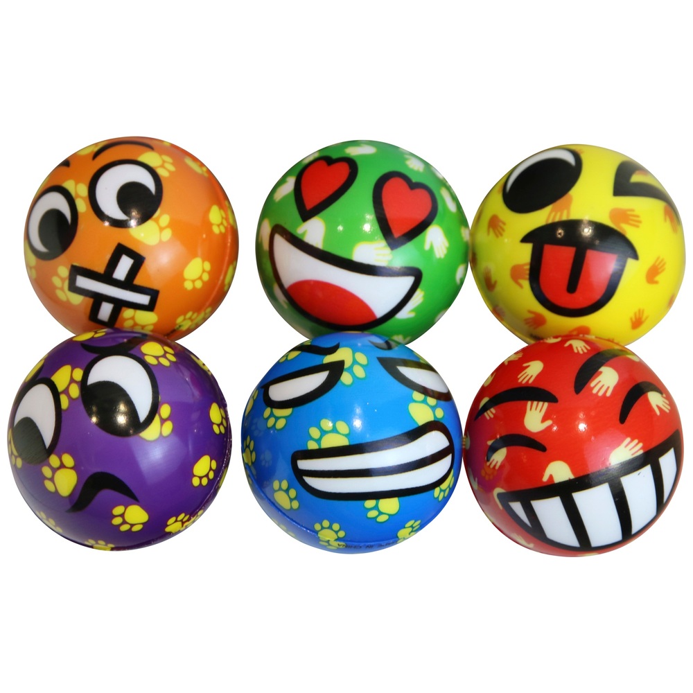 Bouncy Ball Emoji Ball 6.3cm Assortment | Smyths Toys Ireland