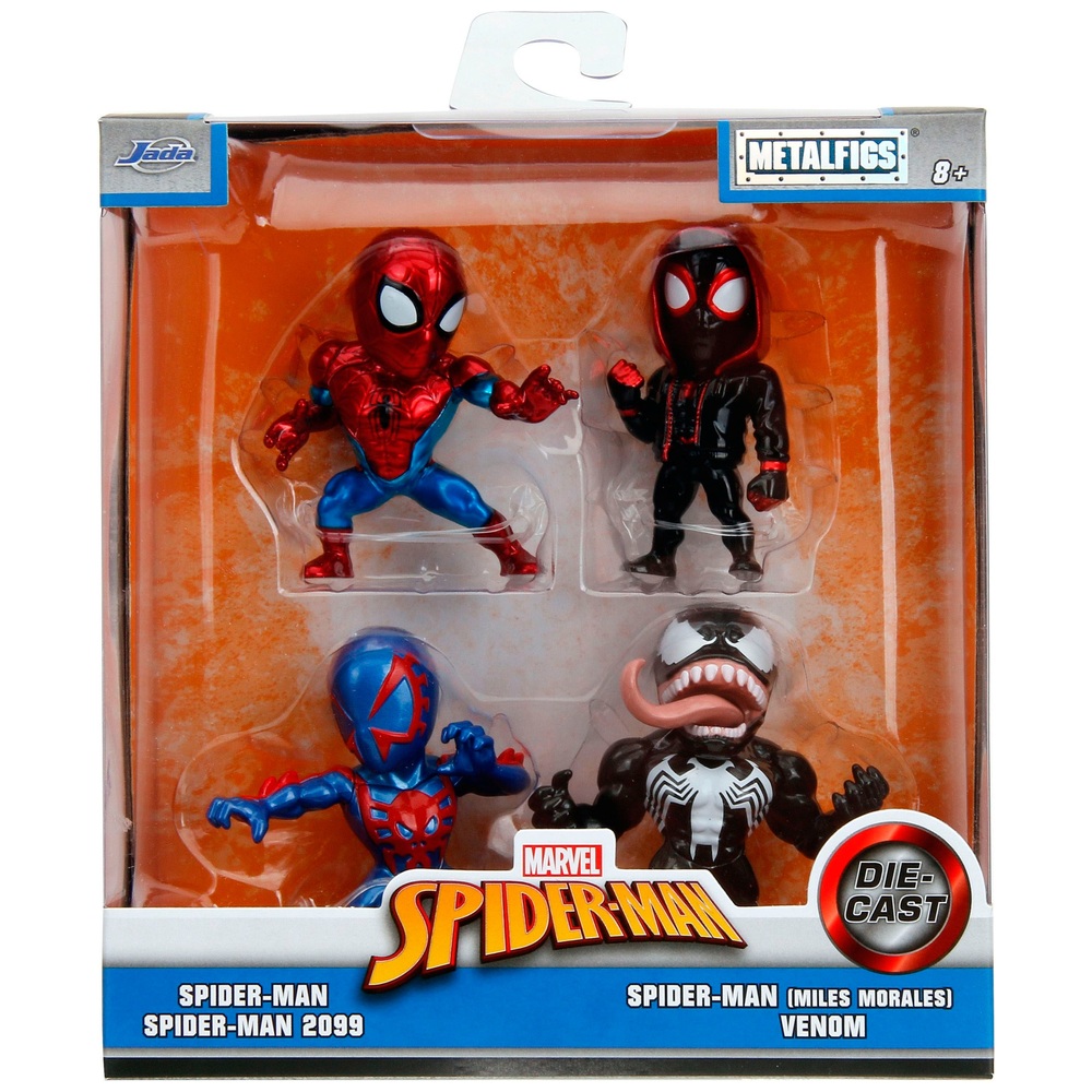 Marvel Spider-Man Diecast Figures 4 Pack | Smyths Toys UK