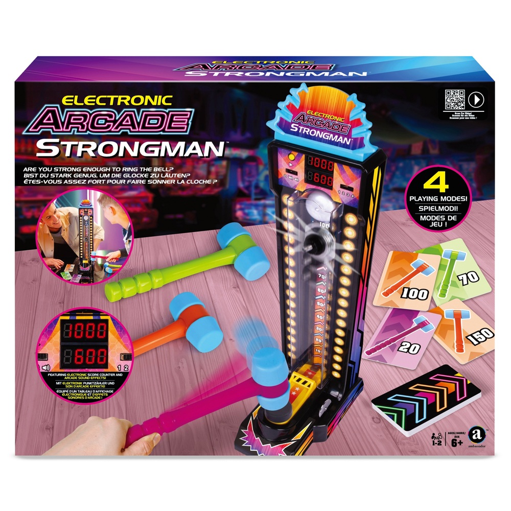 Electronic Arcade Game Strongman High Striker | Smyths Toys Ireland