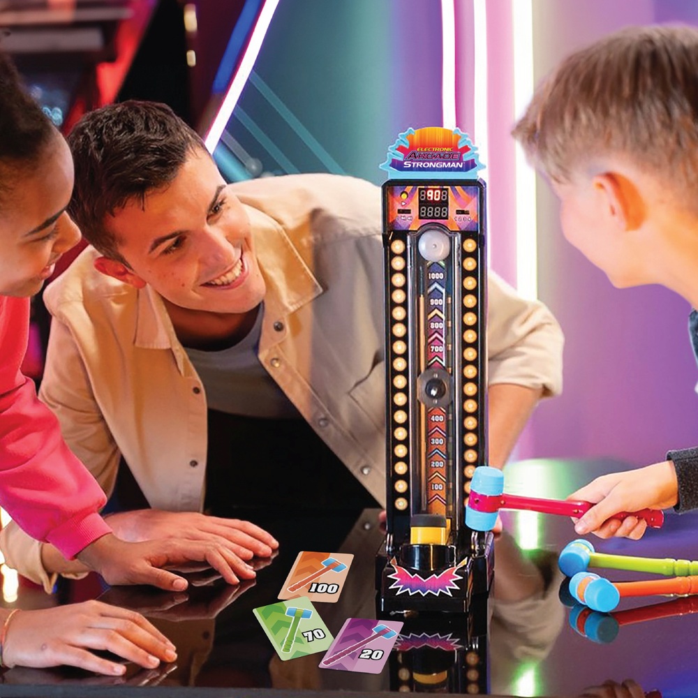 Electronic Arcade Game Strongman High Striker | Smyths Toys Ireland