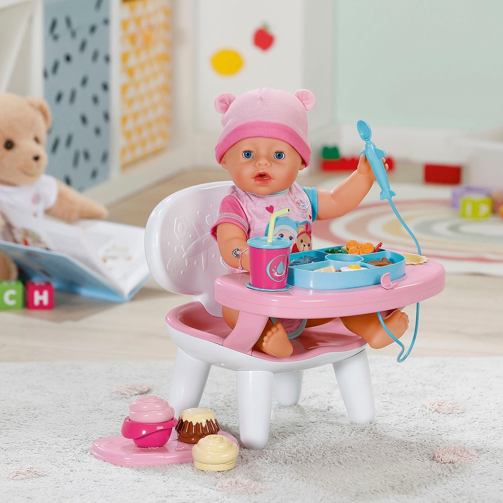 BABY born Füttertisch Set mit Licht und Sound | Smyths Toys Deutschland