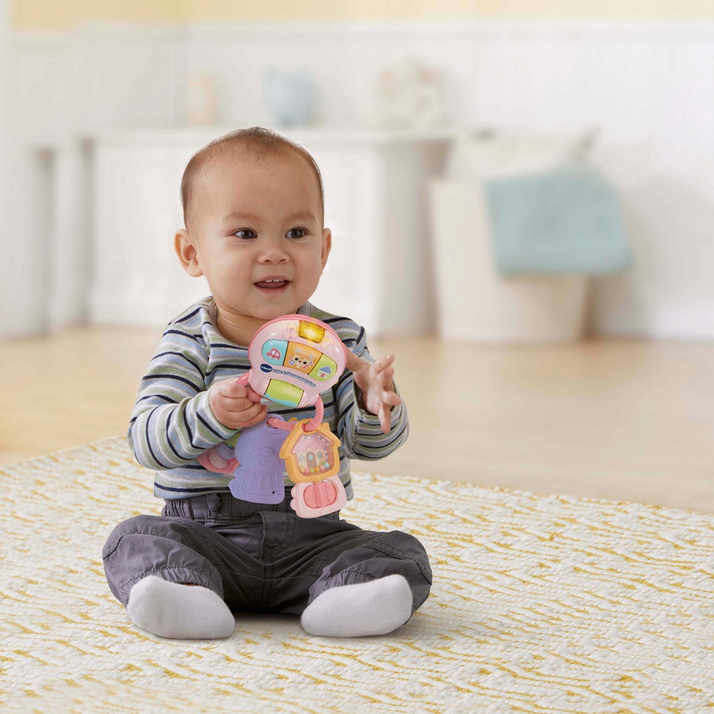 VTech Baby Drive & Discover Keys Pink | Smyths Toys Ireland