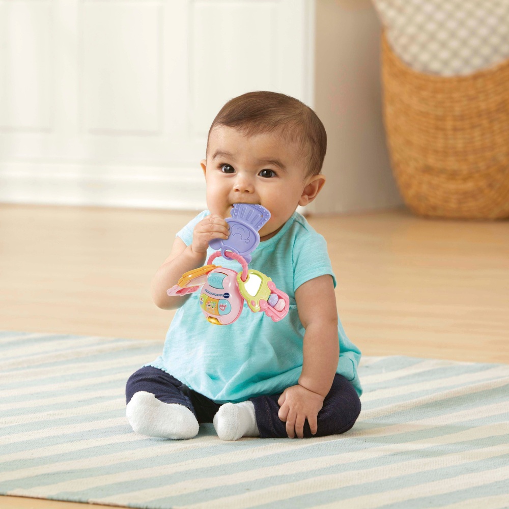 VTech Baby Drive & Discover Keys Pink | Smyths Toys Ireland