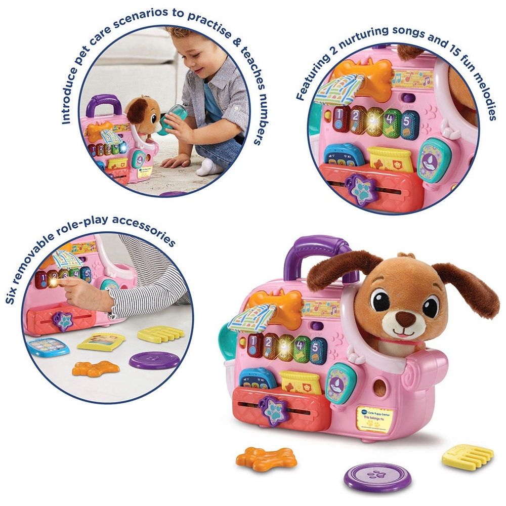 VTech Baby Cutie Plush Puppy Carrier | Smyths Toys UK