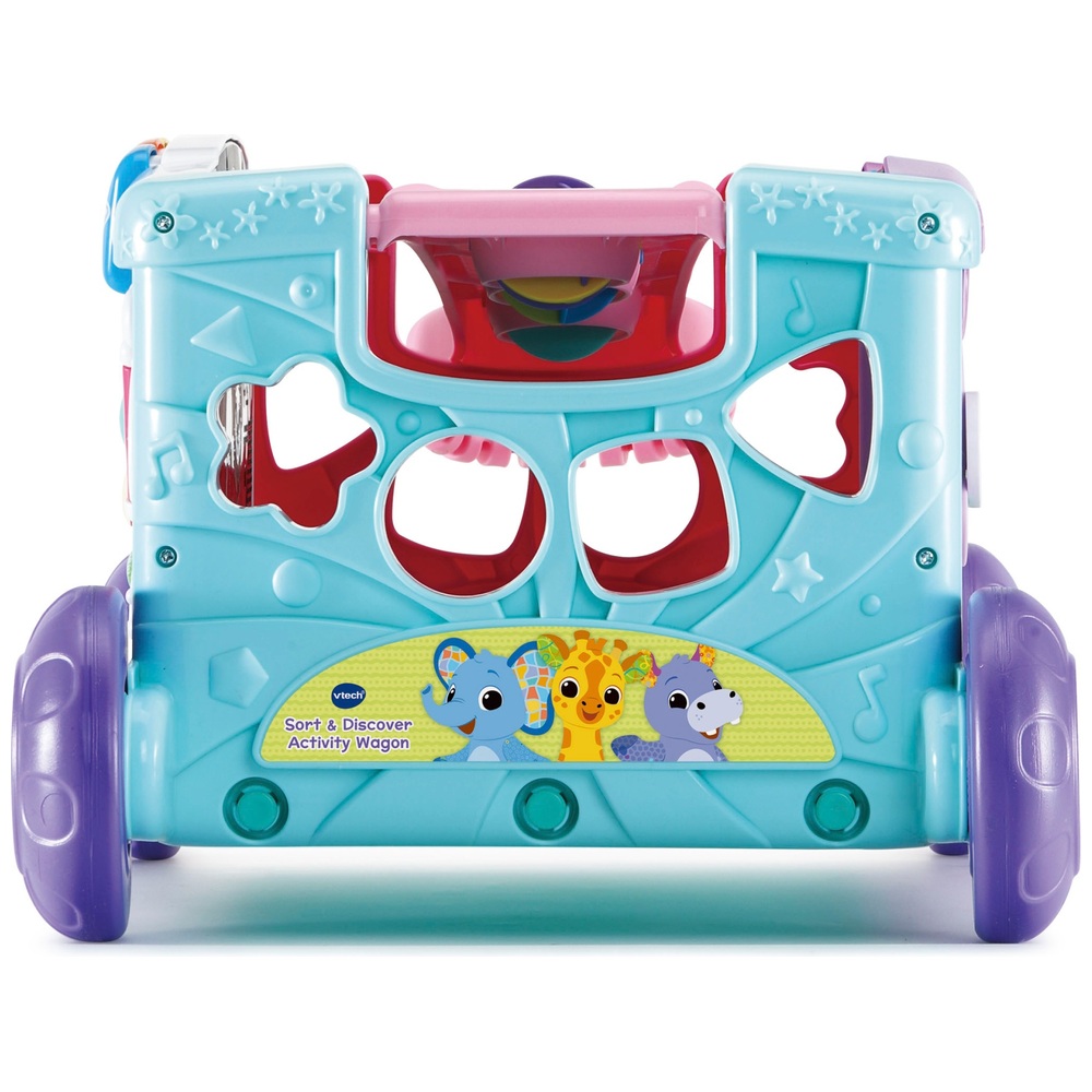 VTech Sort & Discover Activity Wagon Pink | Smyths Toys UK