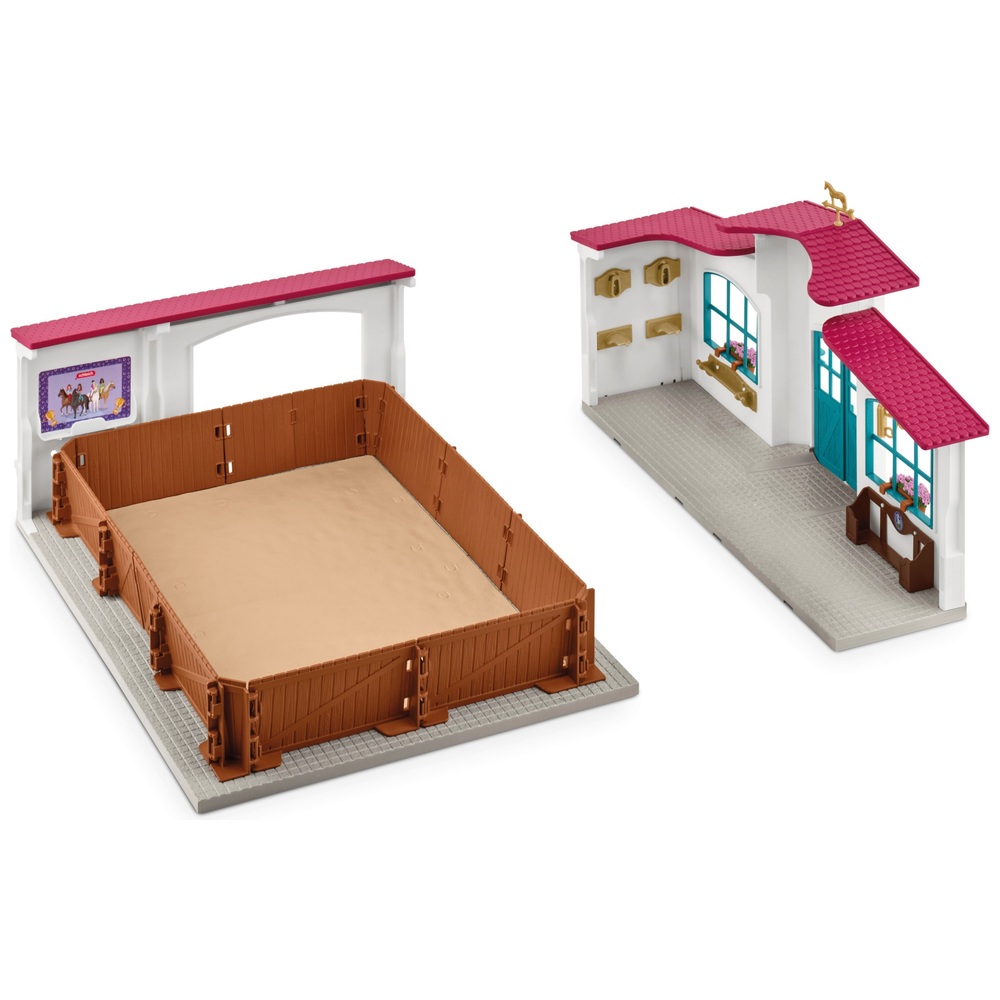 schleich Horse Club 42639 Peppertree Riding Arena Playset | Smyths Toys ...