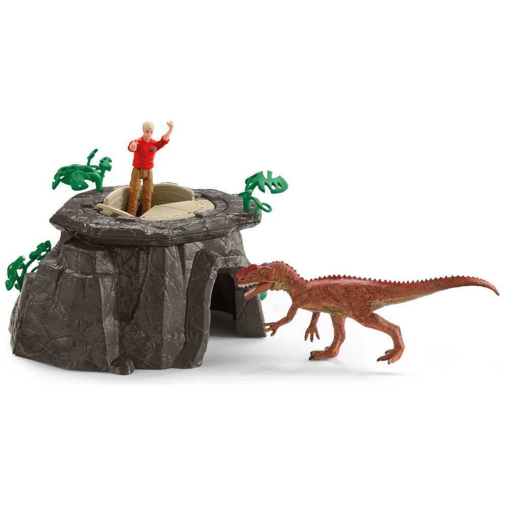 schleich DINOSAURS 42656 Dino Tempel-Eroberung Mega-Set | Smyths Toys ...