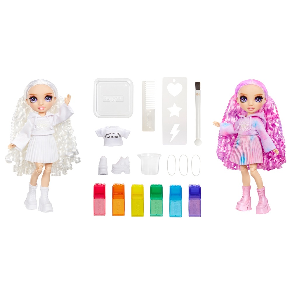 Rainbow High Color & Create Doll DIY Purple Eyes | Smyths Toys Ireland