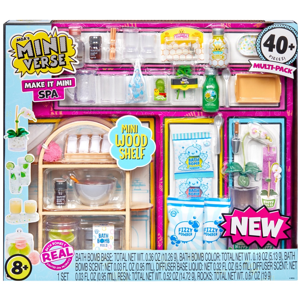 MGA’s Miniverse: Make It Mini Spa Multipack | Smyths Toys UK