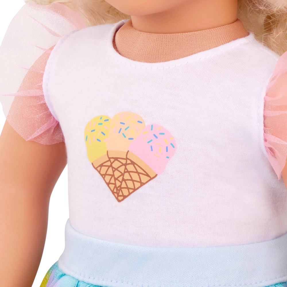 Our Generation Clothes Ice Cream Plush Sweet & Sprinkly Doll Outfit ...