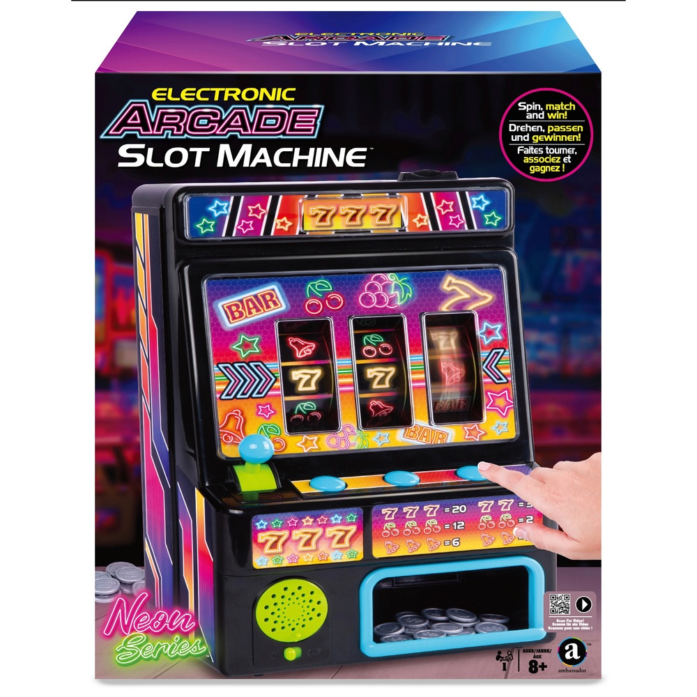 Electronic Arcade Game Slot Machine Mini Unit | Smyths Toys UK
