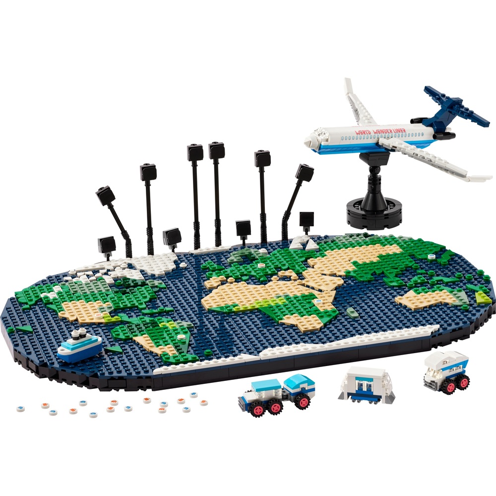 LEGO Travel Moments 41838 World Map Set | Smyths Toys UK