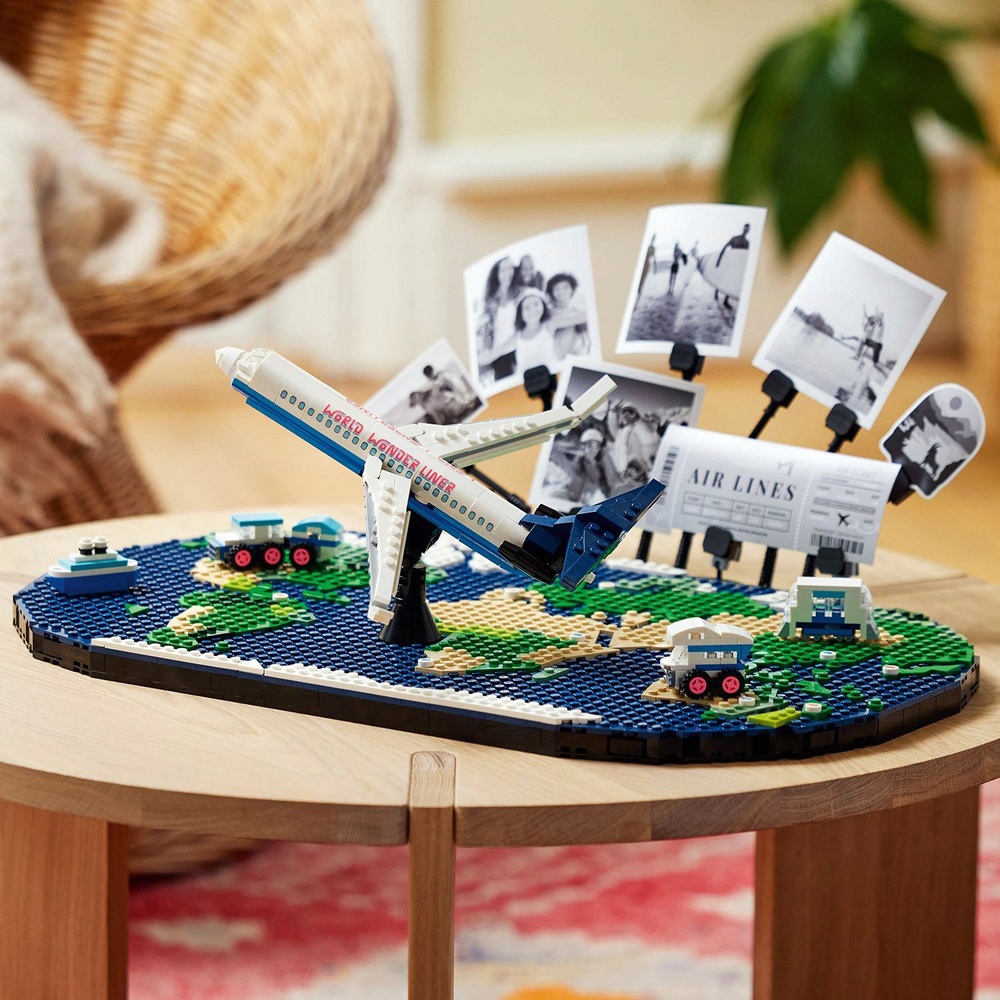 LEGO Travel Moments 41838 World Map Set | Smyths Toys UK