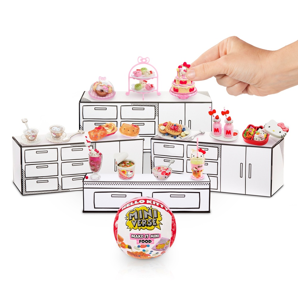 MGA’s Miniverse: Make It Mini Food x Hello Kitty Collectible Assortment | Smyths Toys UK