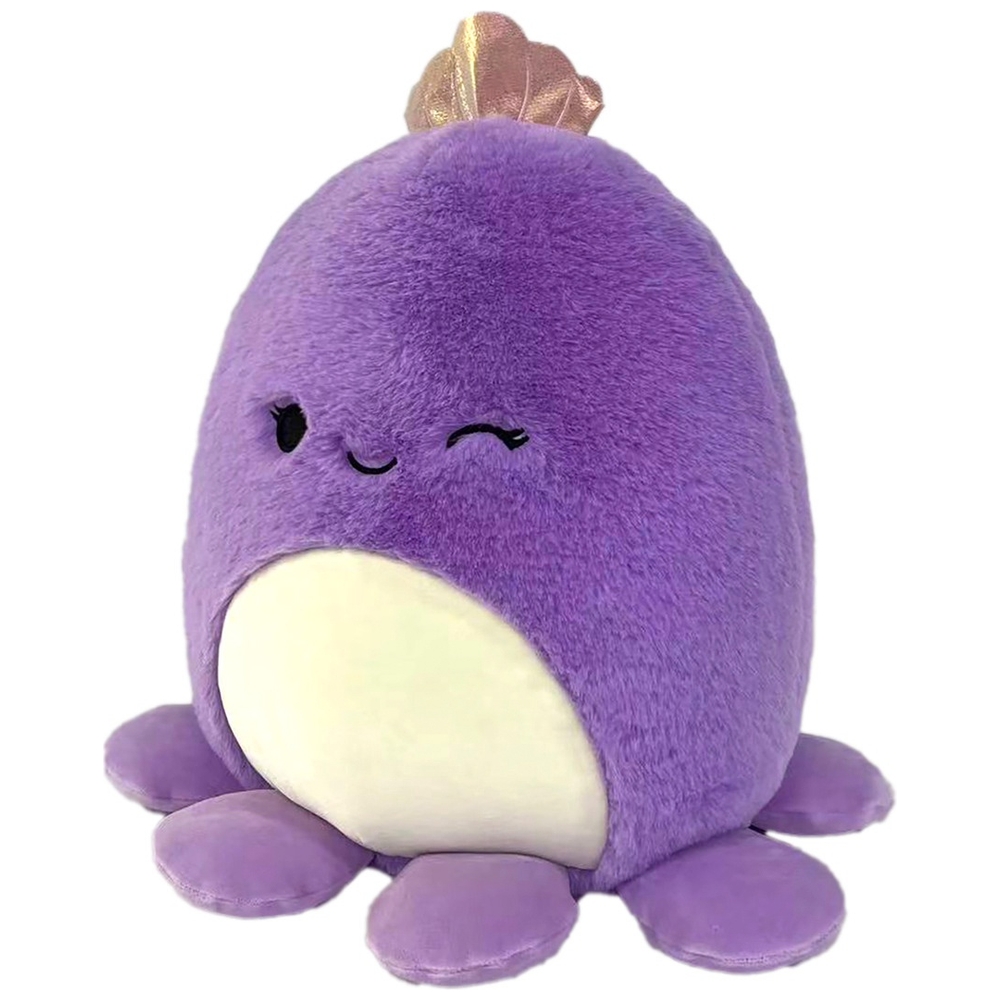 Squishmallows Fuzz-A-Mallows Violet der zwinkernde Oktopus 30 cm ...