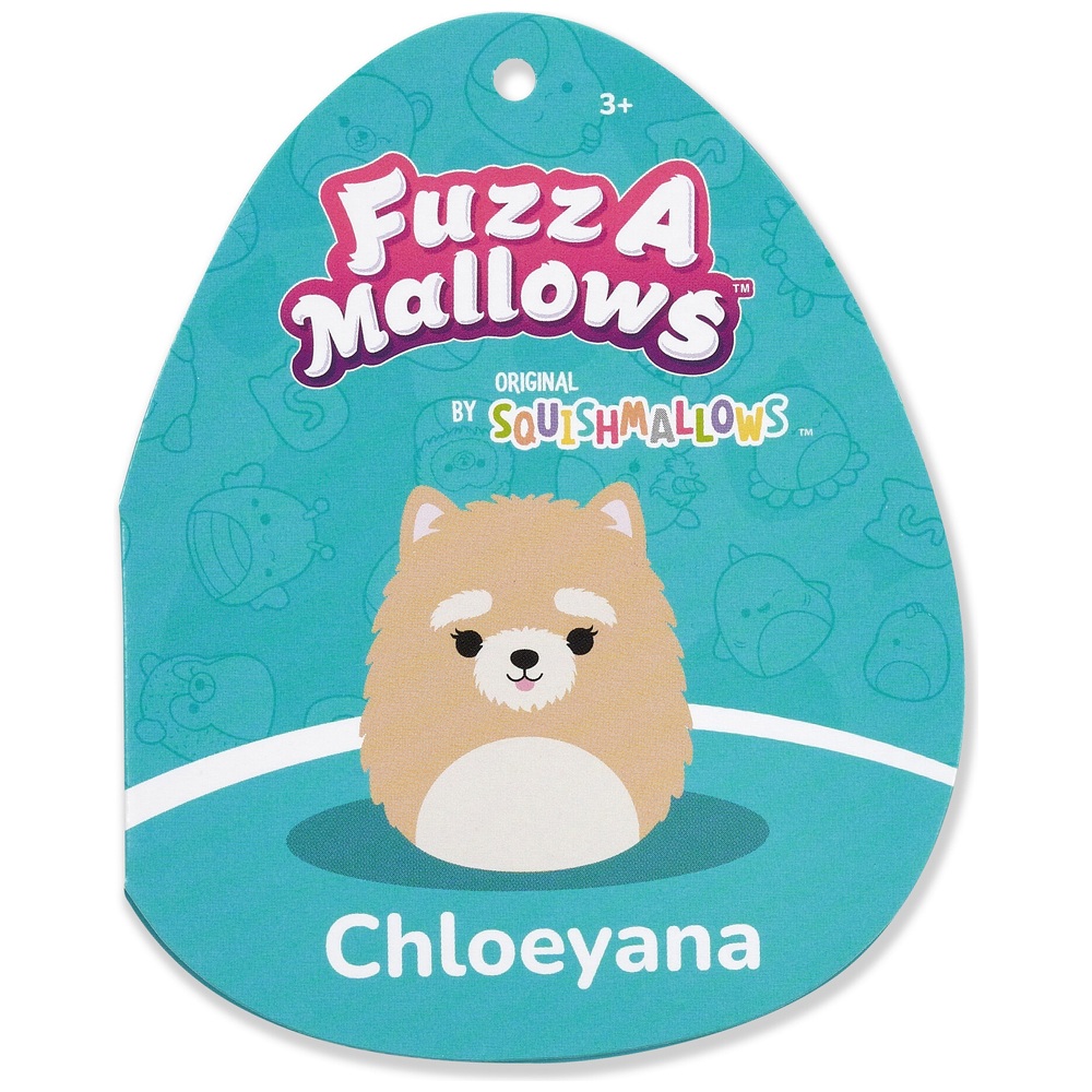 Original Squishmallows Fuzz-A-Mallows Plush Chloeyana the Tan Cairn ...